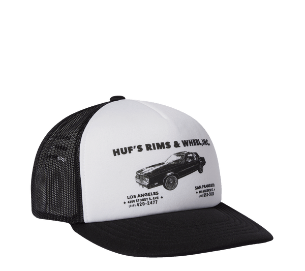 HUF Rim Wheels Trucker Hat USG STORE huf-rim-wheels-trucker-hat-usg-store